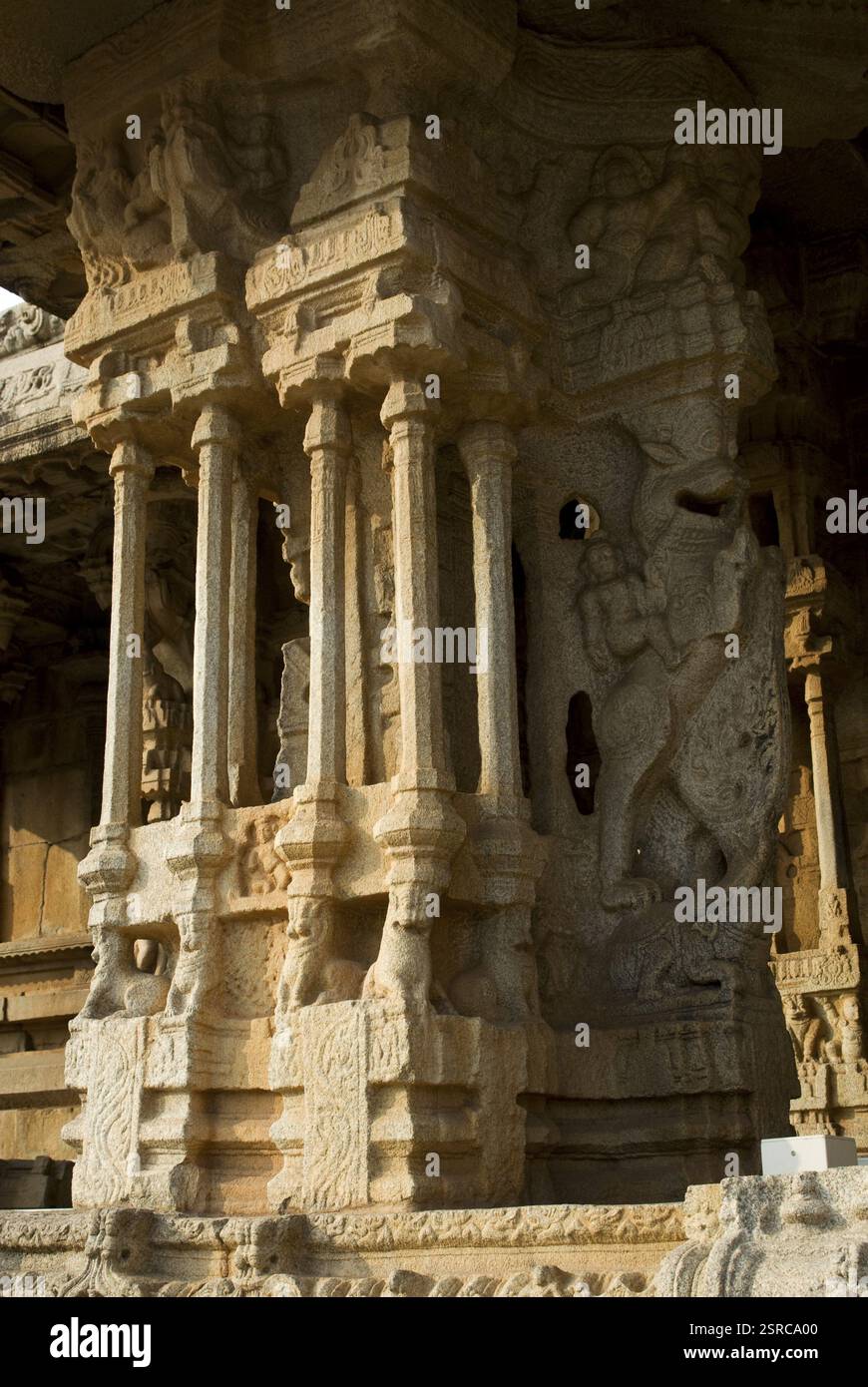 Musical pillars at Vittala temple, Hampi, Karnataka, India, Asia Stock ...