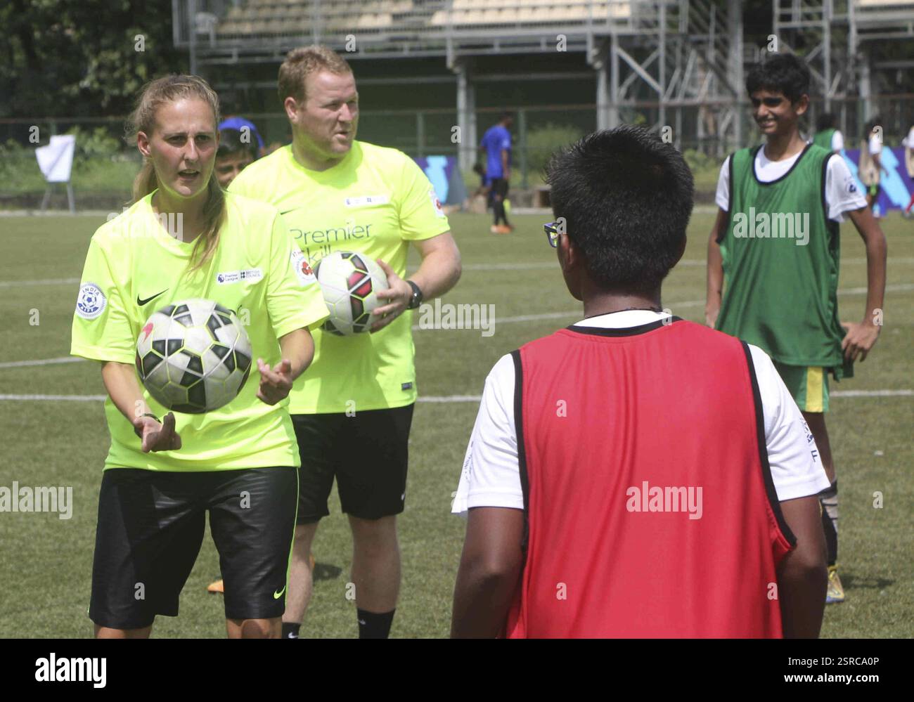 Trainers impart skills to Indian youngsters, during the closing ...
