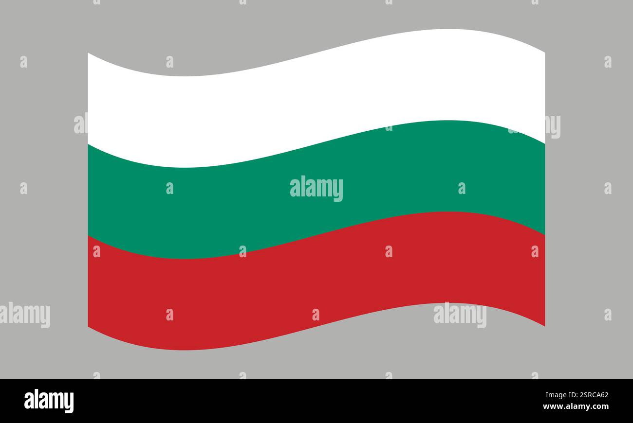 Flag of Bulgaria. Bulgarian national symbol in official colors ...