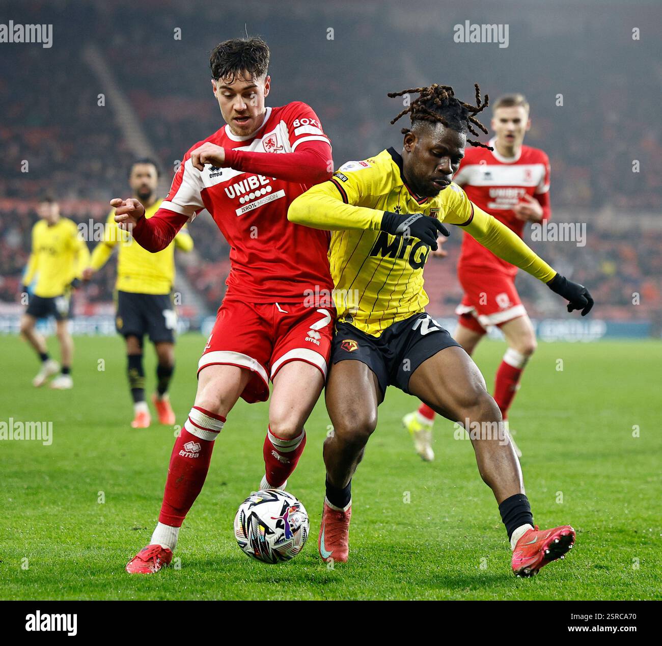 Riverside Stadium, Middlesbrough, UK. 15th Feb, 2025. EFL Championship ...