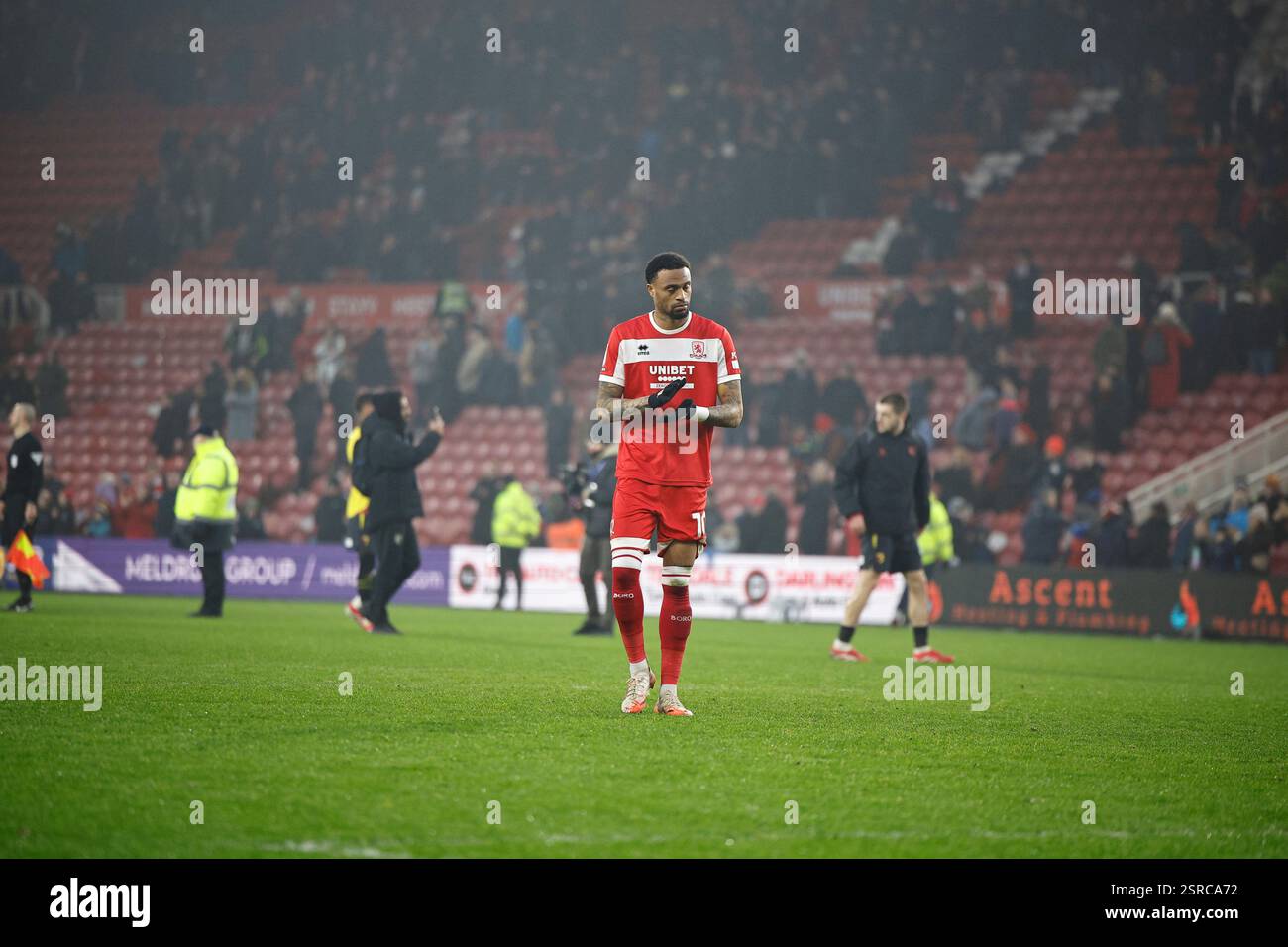 Riverside Stadium, Middlesbrough, UK. 15th Feb, 2025. EFL Championship ...