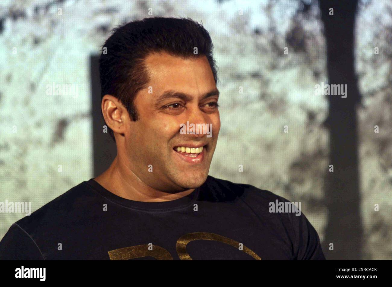Bollywood actor Salman Khan during the music concert of film Hero in ...