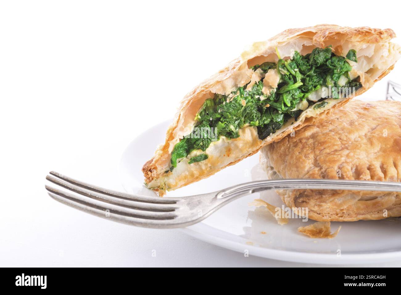 Spinach puff pastry Stock Photo - Alamy
