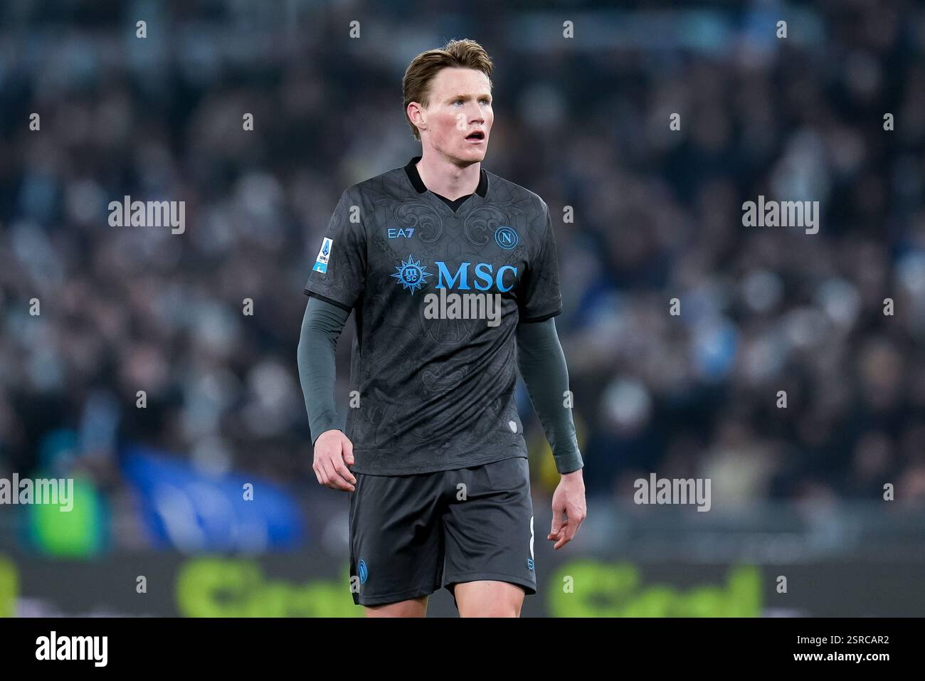 Rome, Italy. 15th Feb, 2025. Scott McTominay of SSC Napoli looks on ...