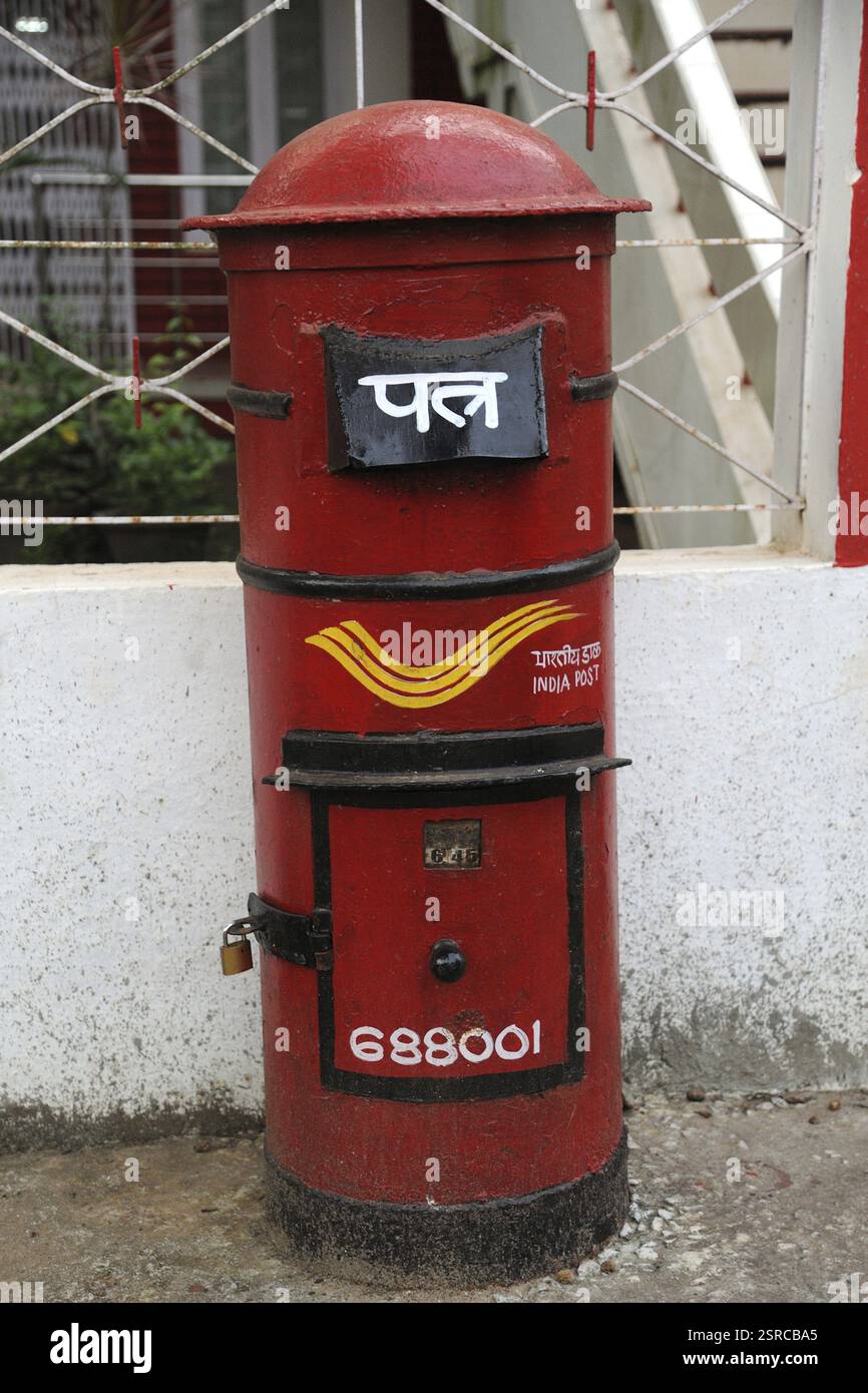 Post Box, alappuzha, kerala, India, Asia Stock Photo - Alamy