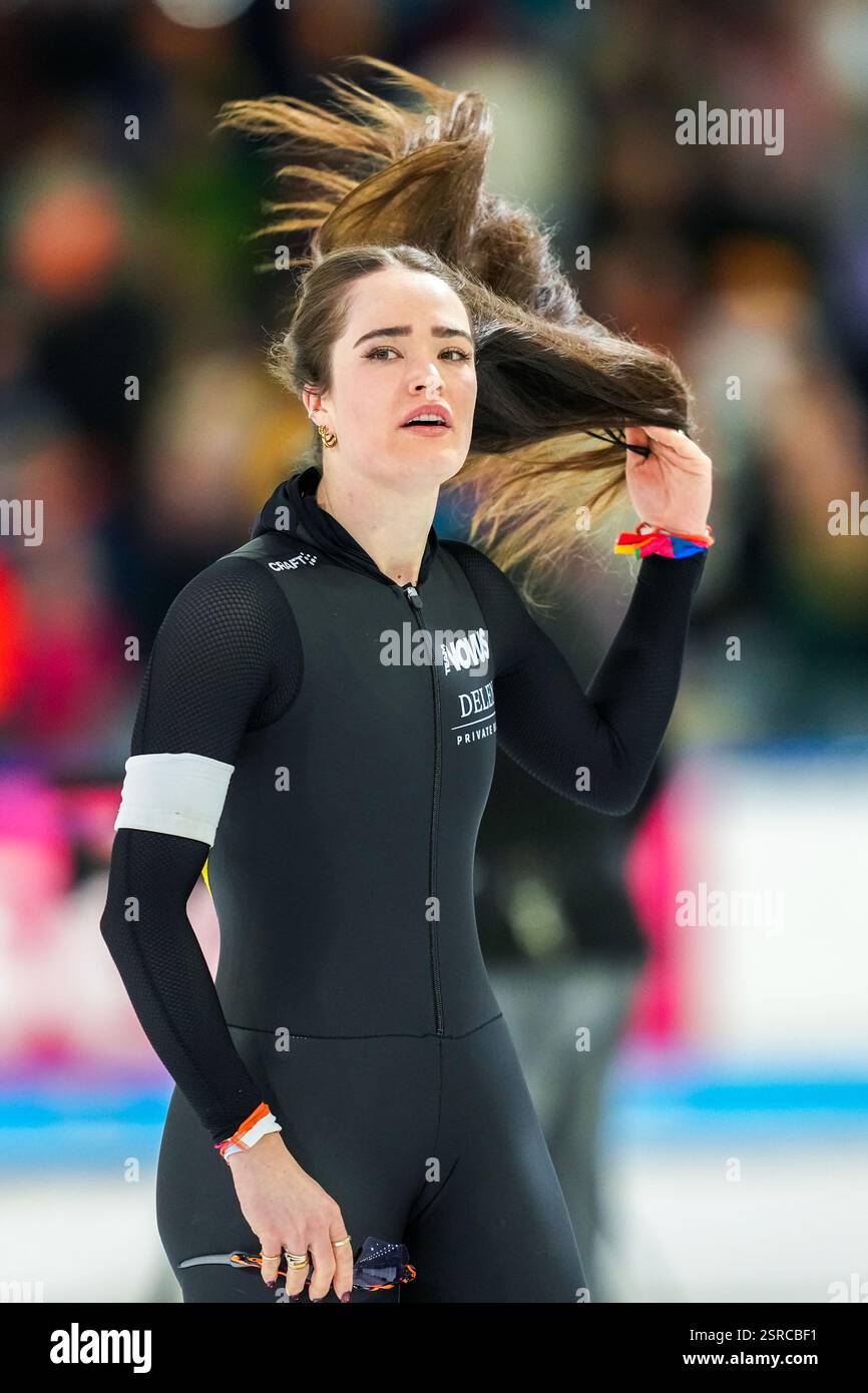 Heerenveen, Netherlands. 15th Feb, 2025. HEERENVEEN, NETHERLANDS ...