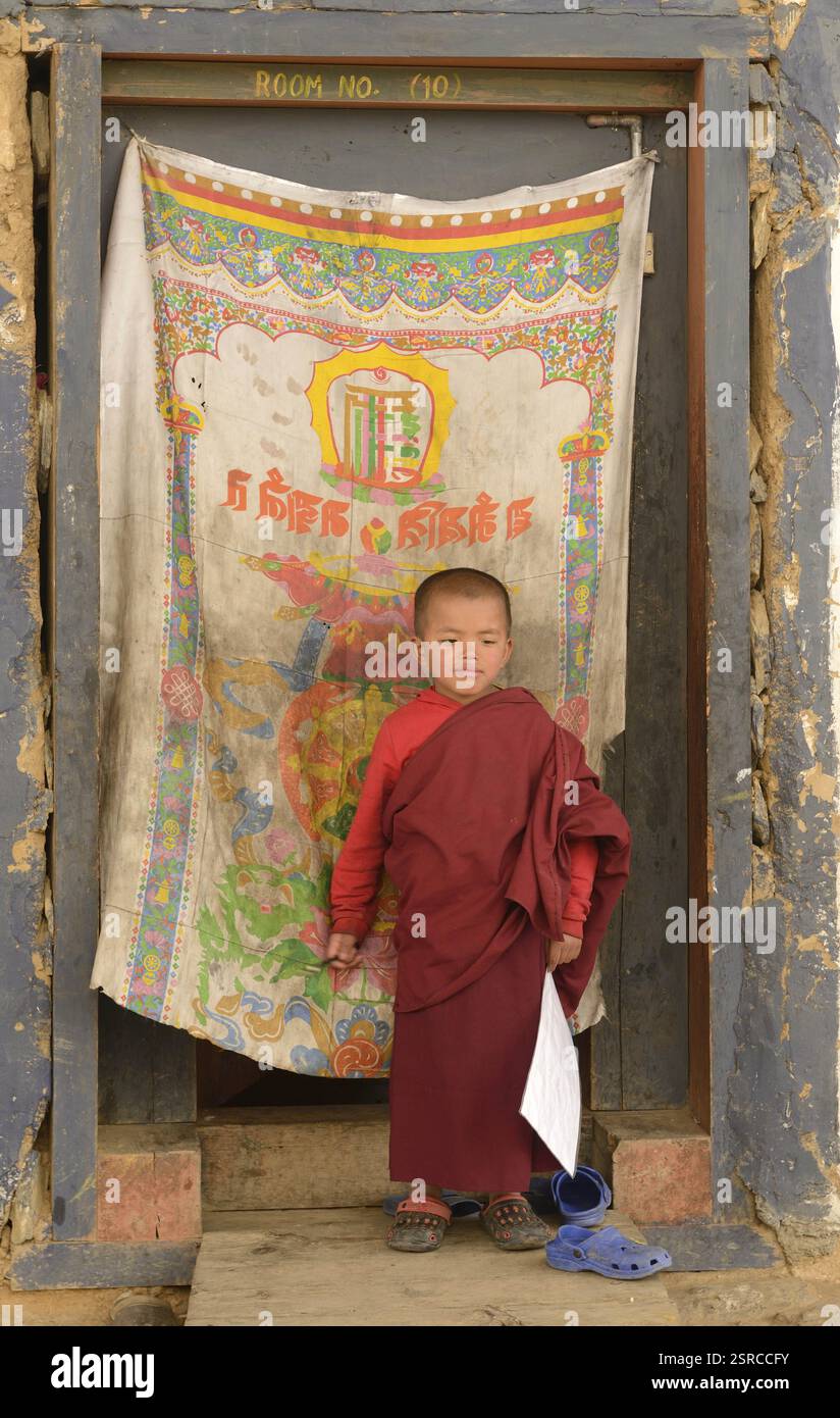 Child monk, Bhutan, asia, Asia Stock Photo - Alamy