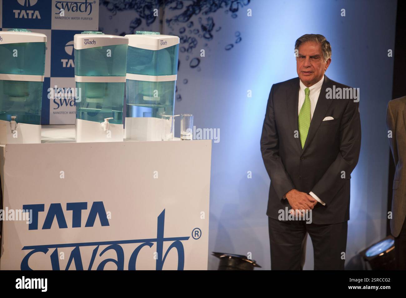 Ratan tata during launch of tata swach water purifier, mumbai ...