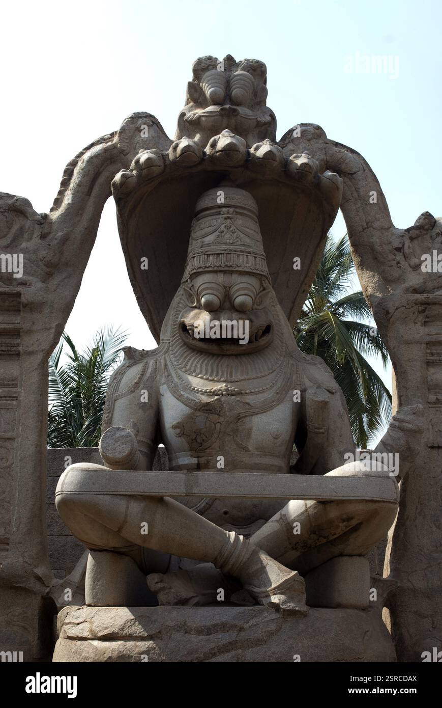 Ugra Narasimha in Hampi at karnataka India Asia Stock Photo - Alamy
