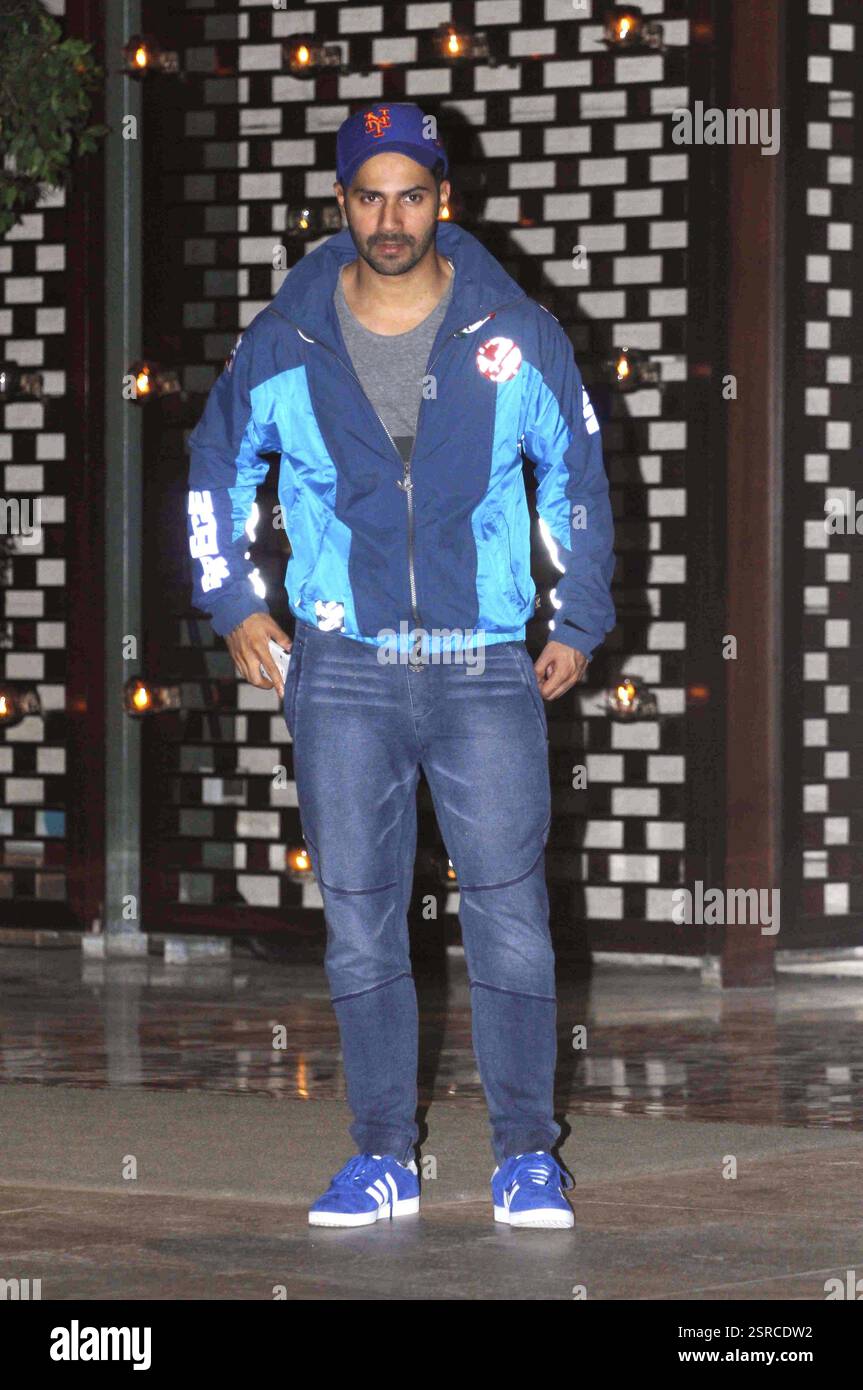 Bollywood actor Varun Dhawan arrives industrialist Mukesh Ambani's ...