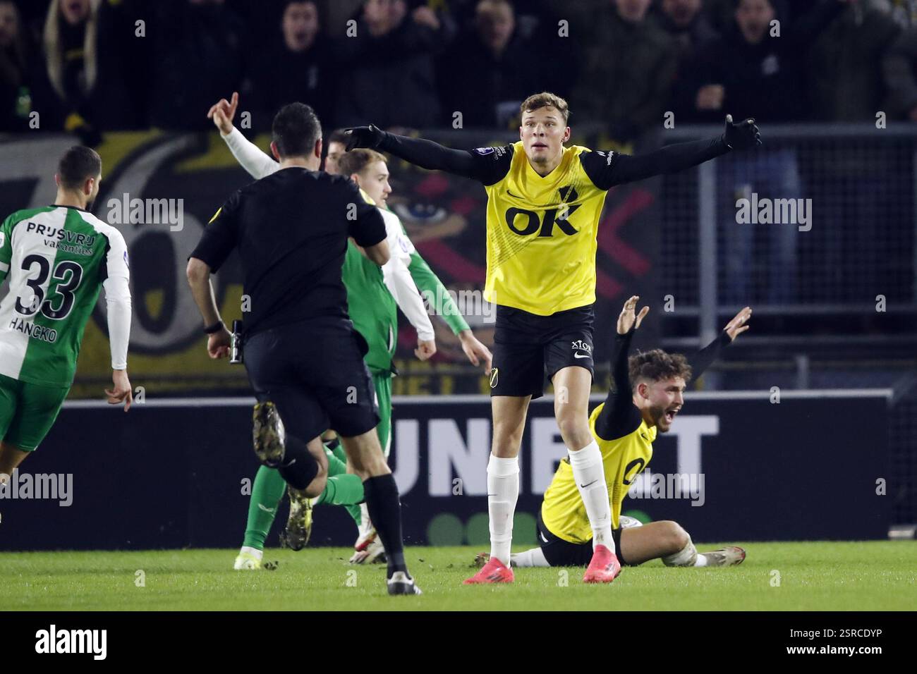 BREDA - Sydney van Hooijdonk of NAC Breda reacts during the Dutch ...