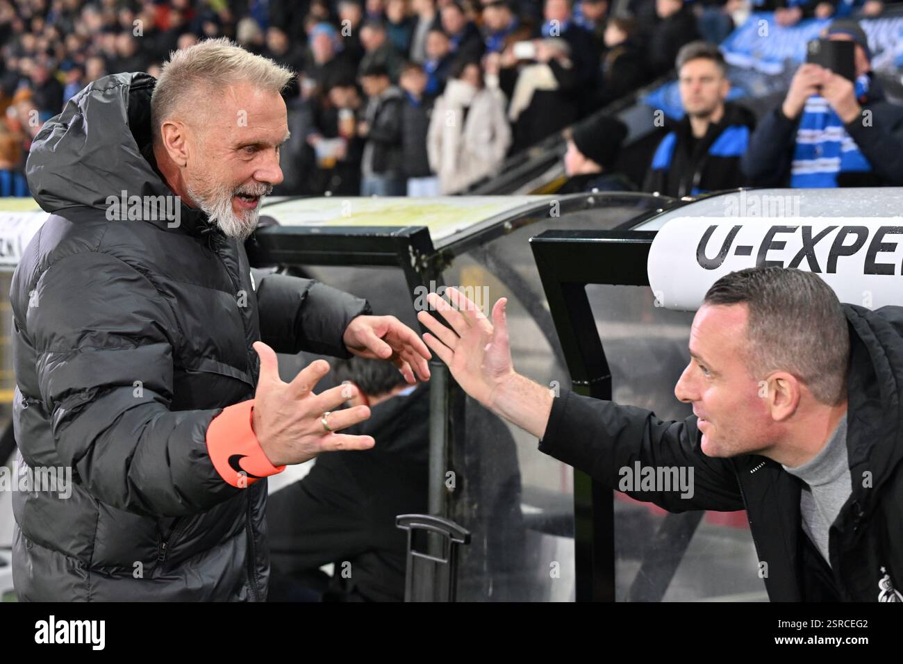 Brugge, Belgium. 15th Jan, 2025. Head Coach Thorsten Fink of Genk ...