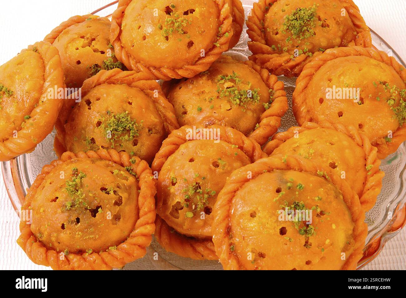 Sweet, chandrakala in plate, Jodhpur, Rajasthan, India, Asia Stock ...