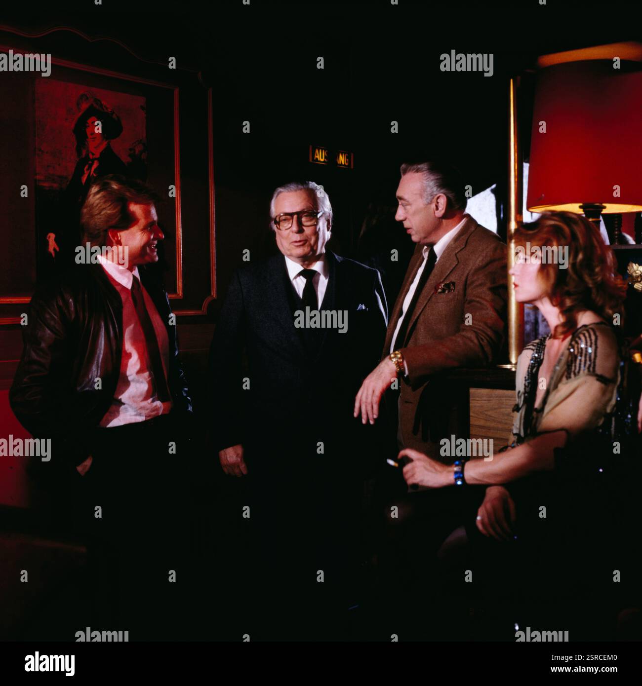 Derrick, ZDF Krimi-Serie, 1983, Regie: Günter Gräwert, Folge: Die kleine Ahrens, Szene im ...