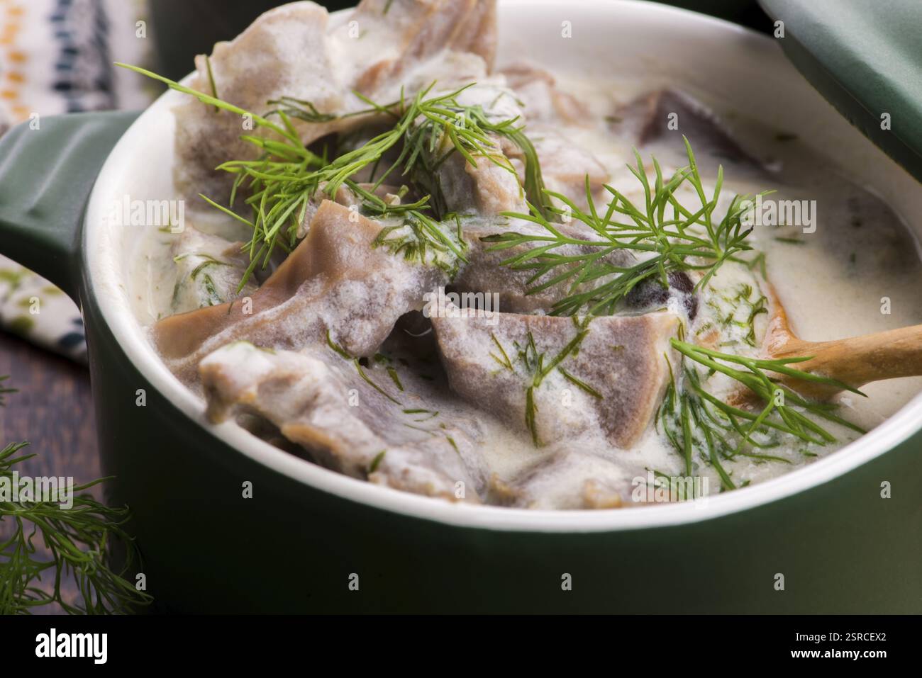 Turkish traditional tripe soup, iskembe corbasi and offal soup Stock ...