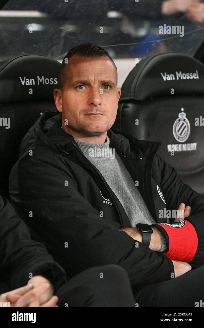 Brugge, Belgium. 15th Jan, 2025. Head Coach Nicky Hayen of Club Brugge ...