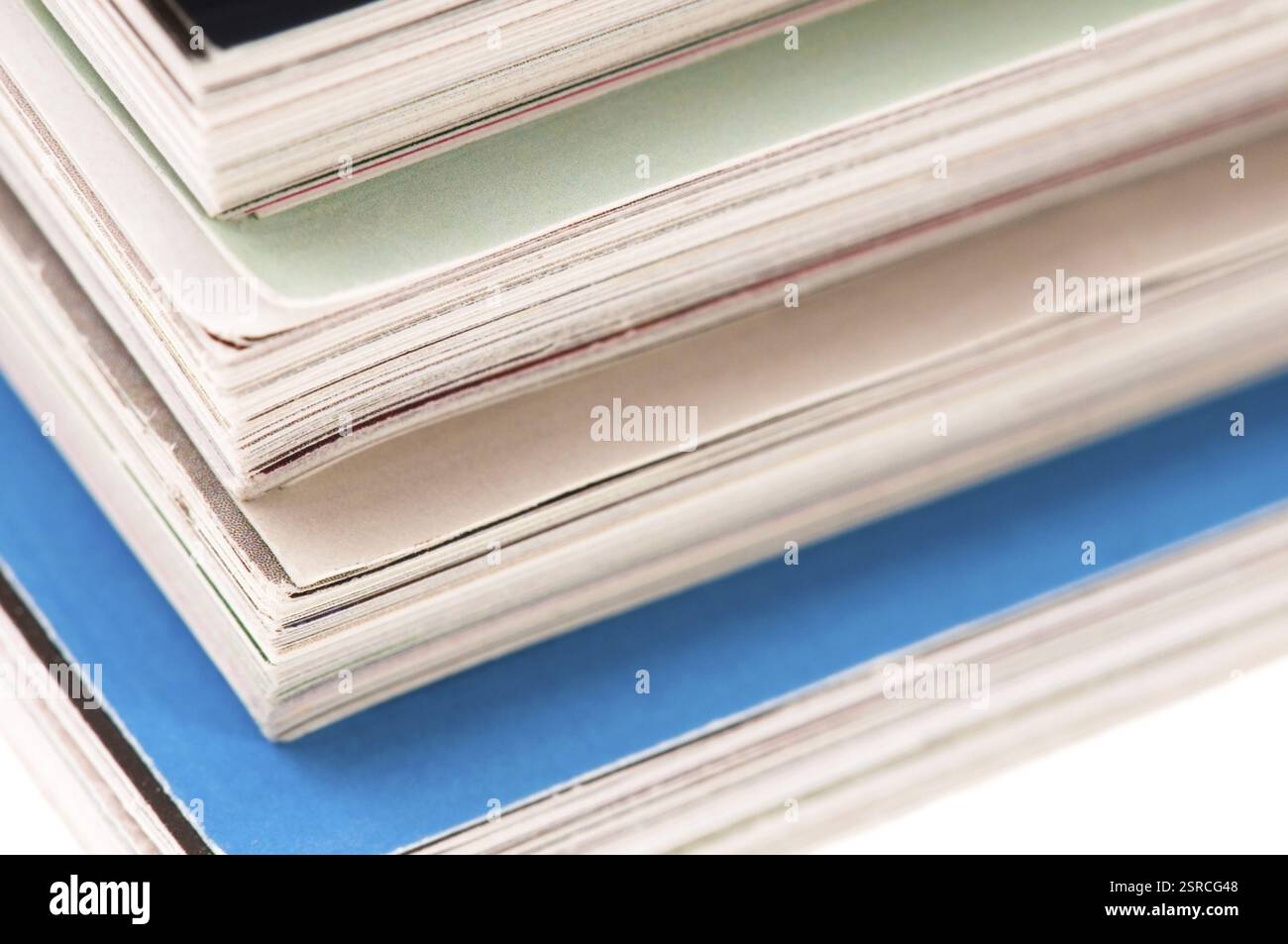 Stack of magazines Stock Photo - Alamy