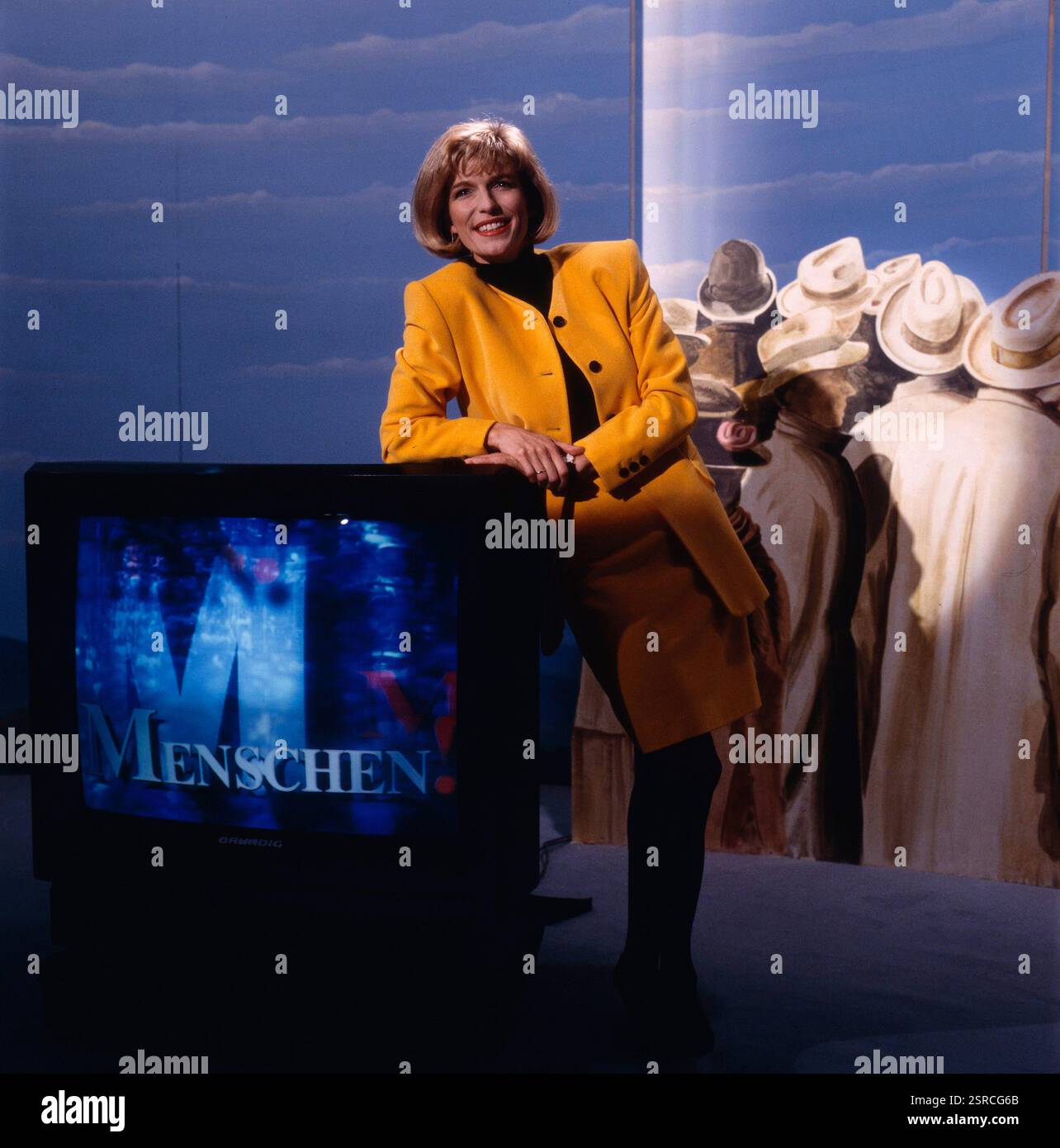 Menschen, ZDF Sendung, Live am 25. Februar 1993, Moderatorin Susanne ...