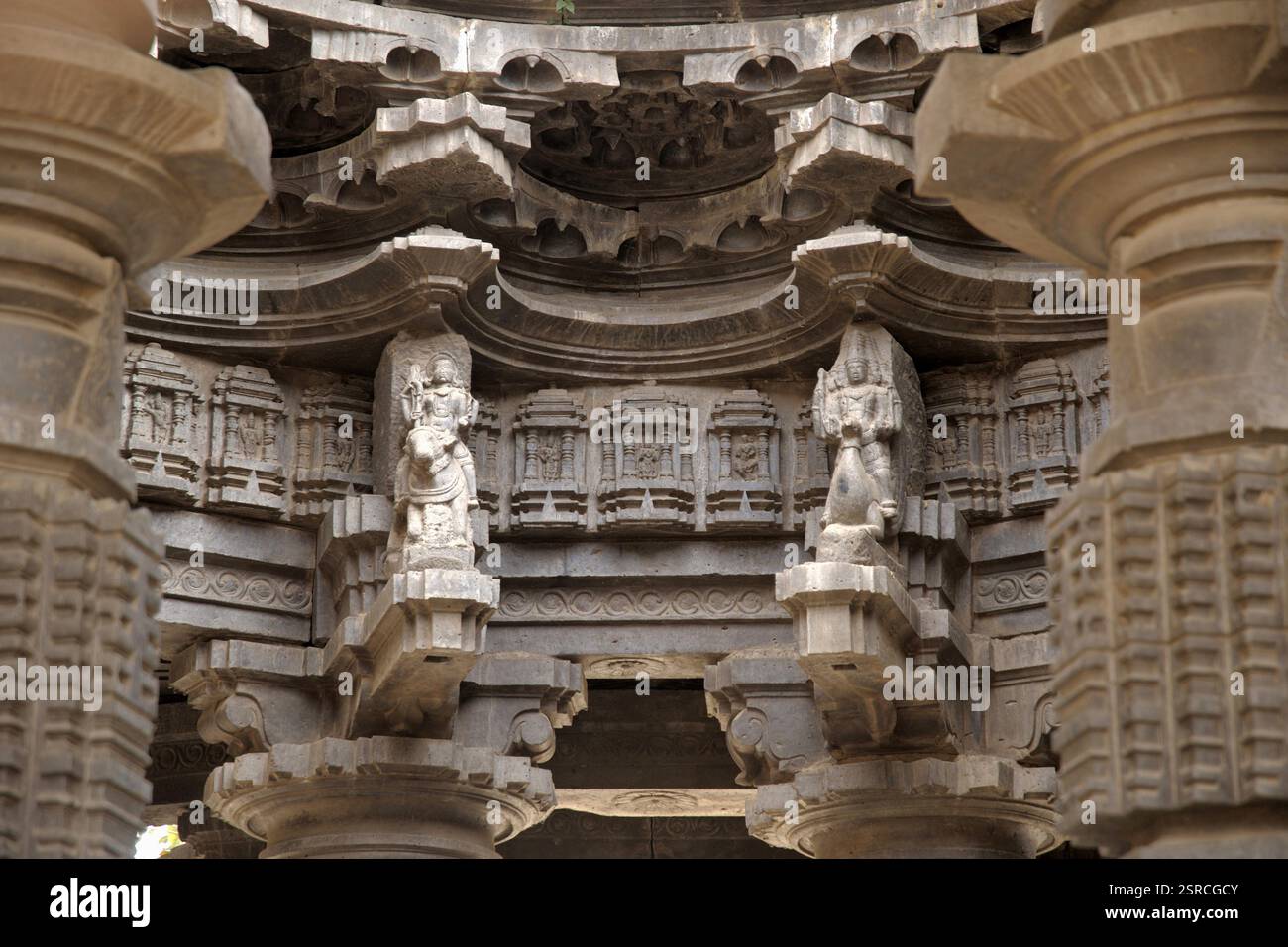 Statues in Kopeshwar temple built in eleventh and twelfth century ...