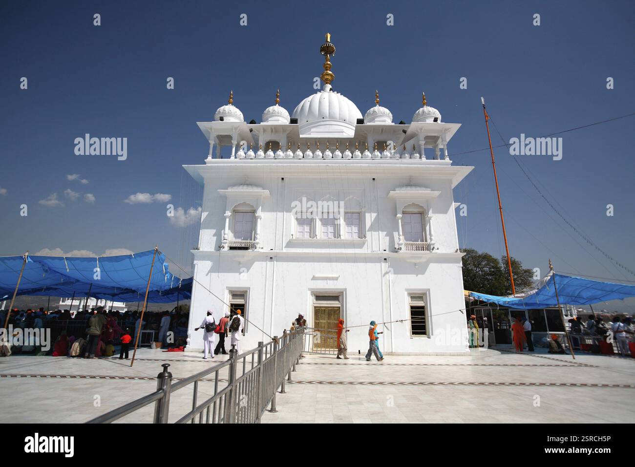 Anandpur Sahib gurudwara in Rupnagar district in Punjab, India, Asia Stock Photo - Alamy