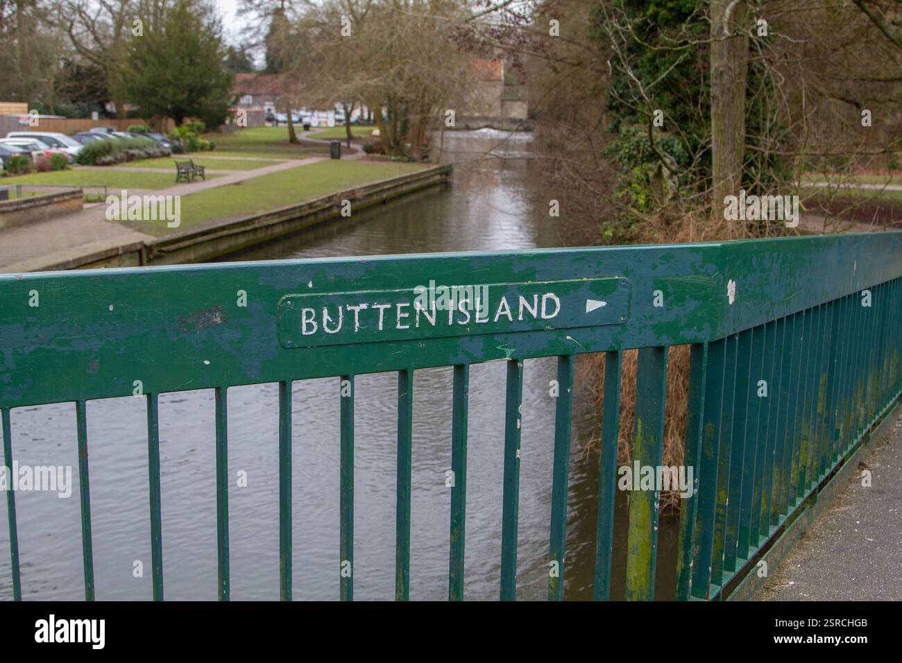 Riverside Bridge connecting Butten Island to Thetford Stock Photo - Alamy