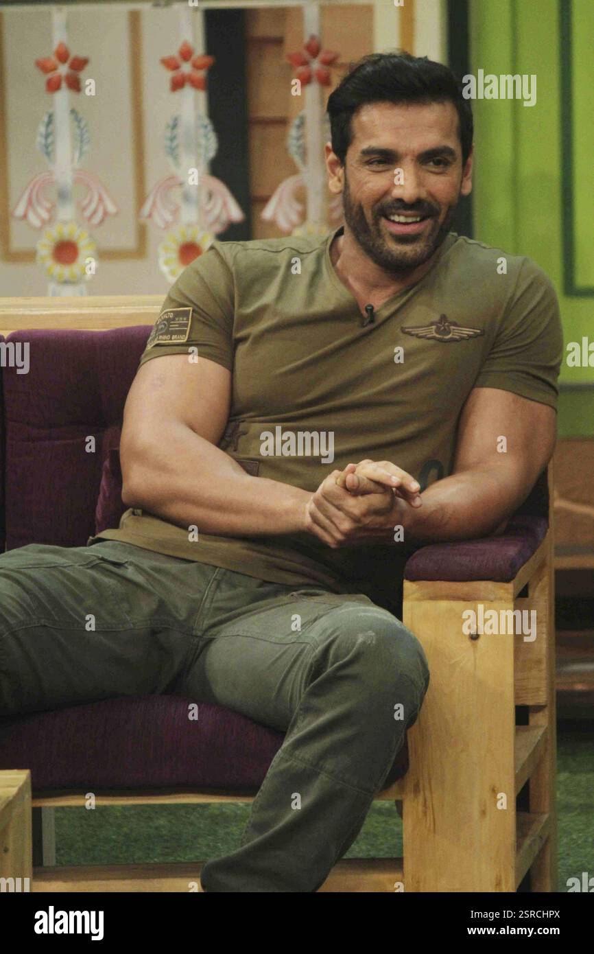 Bollywood actors Sonakshi Sinha and John Abraham during the promotion ...