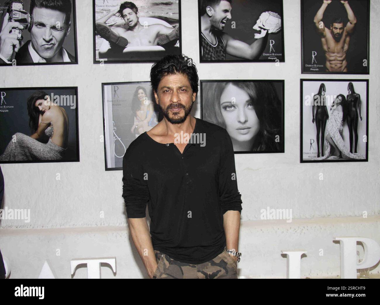 Bollywood actor Shahrukh Khan during annual calendar launch of fashion ...