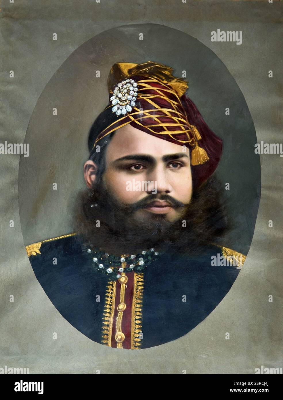 Sawai madhav singh painting, jaipur temple, mathura, uttar pradesh, india, asia Stock Photo - Alamy