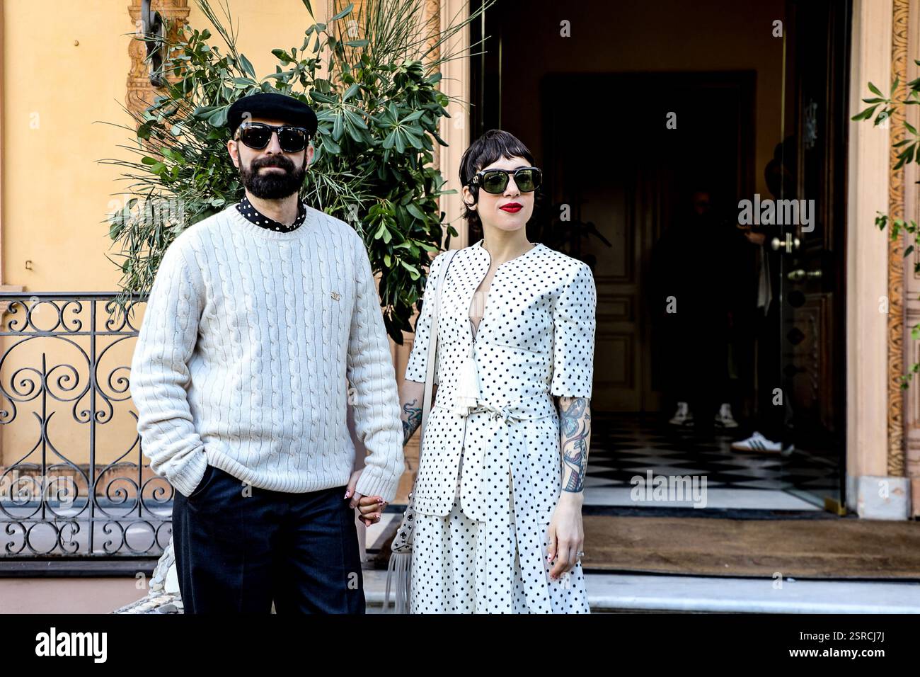 COMA COSE guests of Villa Nobel in Sanremo during the Music Concert ...