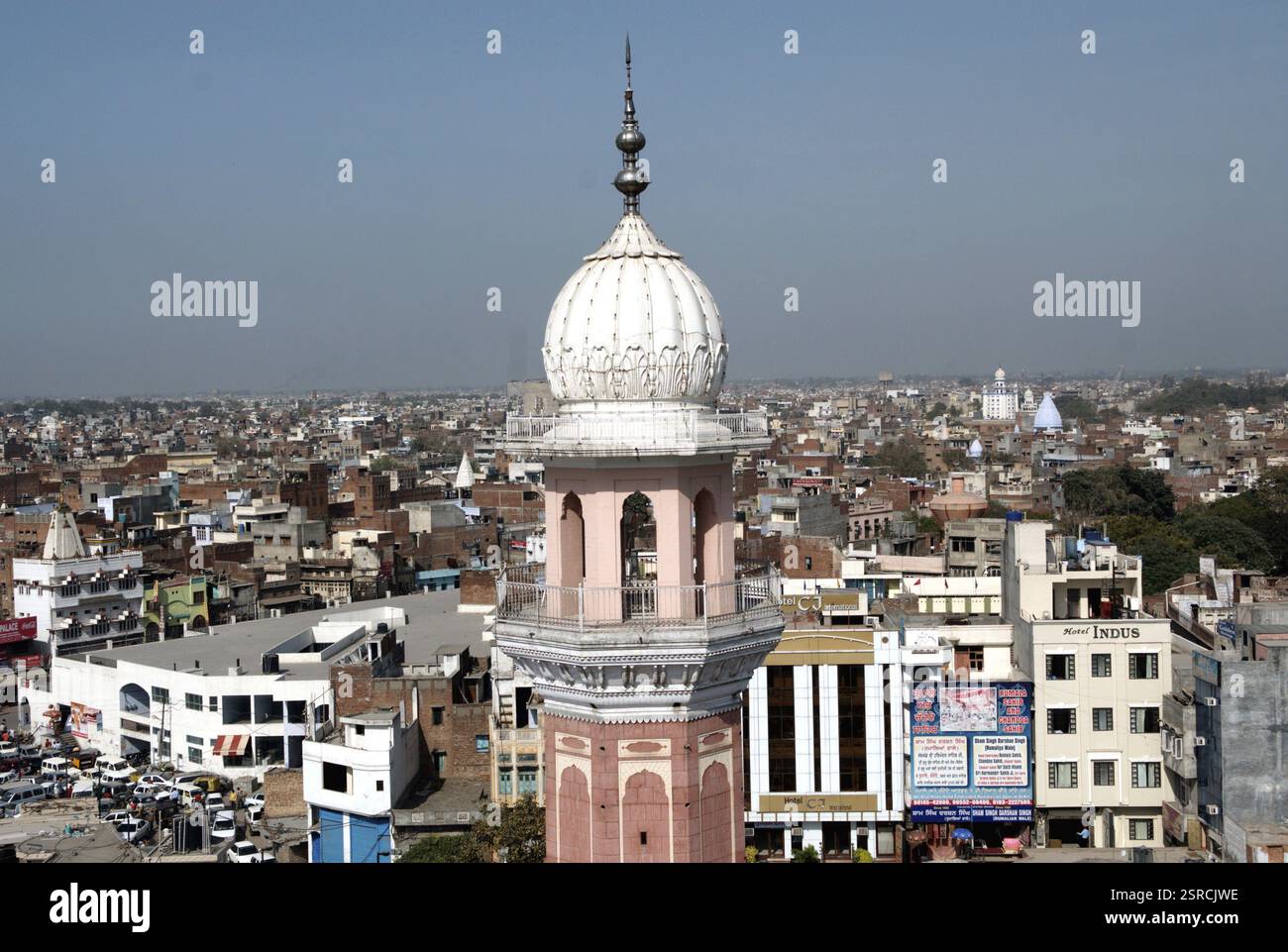 Watch towers of Ramgarhia Bunga located in Golden temple complex and ...
