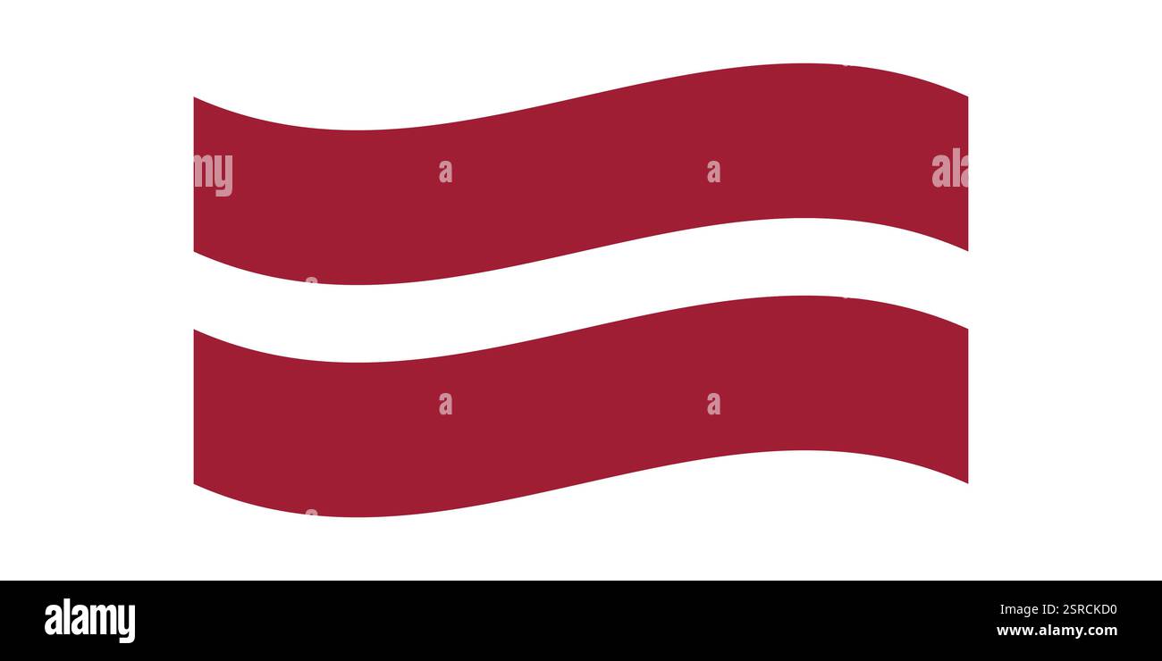 Flag of Latvia. Latvian national symbol in official colors. Template ...