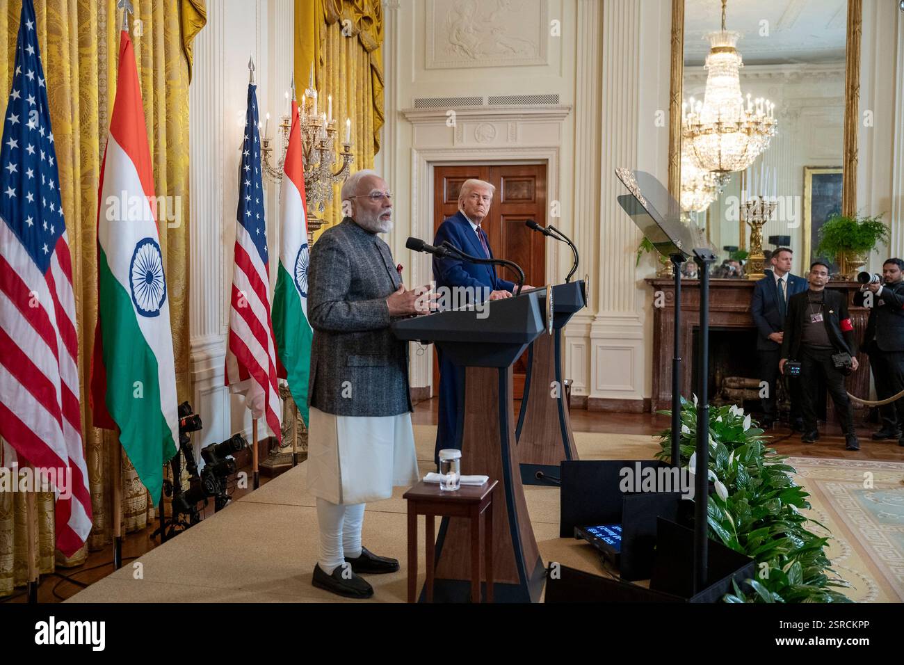 Washington, United States. 13 February, 2025. Indian Prime Minister ...