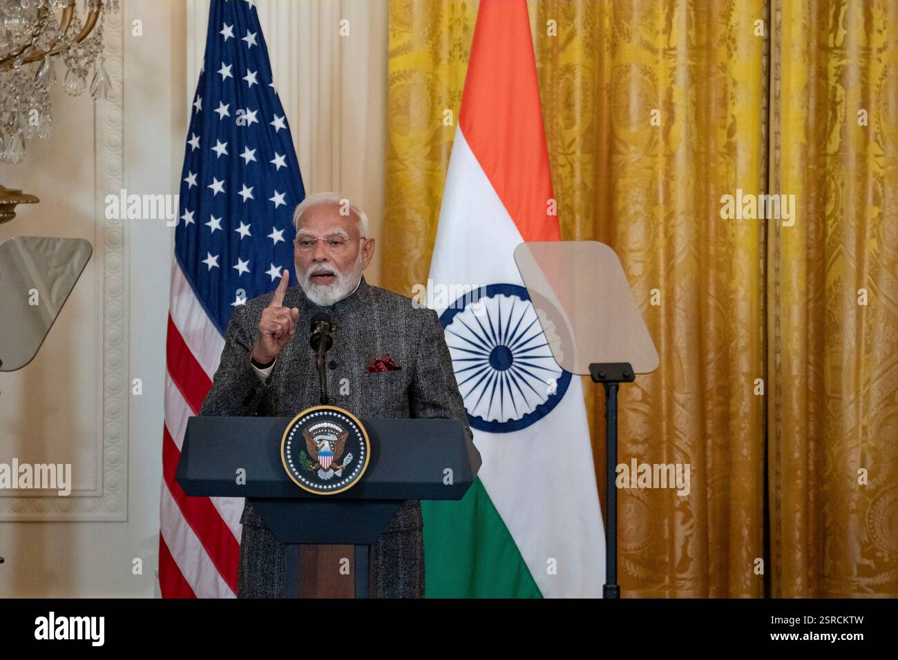 Washington, United States. 13 February, 2025. Indian Prime Minister ...