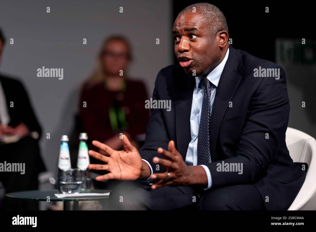 Munich, Bavaria, Germany. 15th Feb, 2025. DAVID LAMMY, Secretary of ...