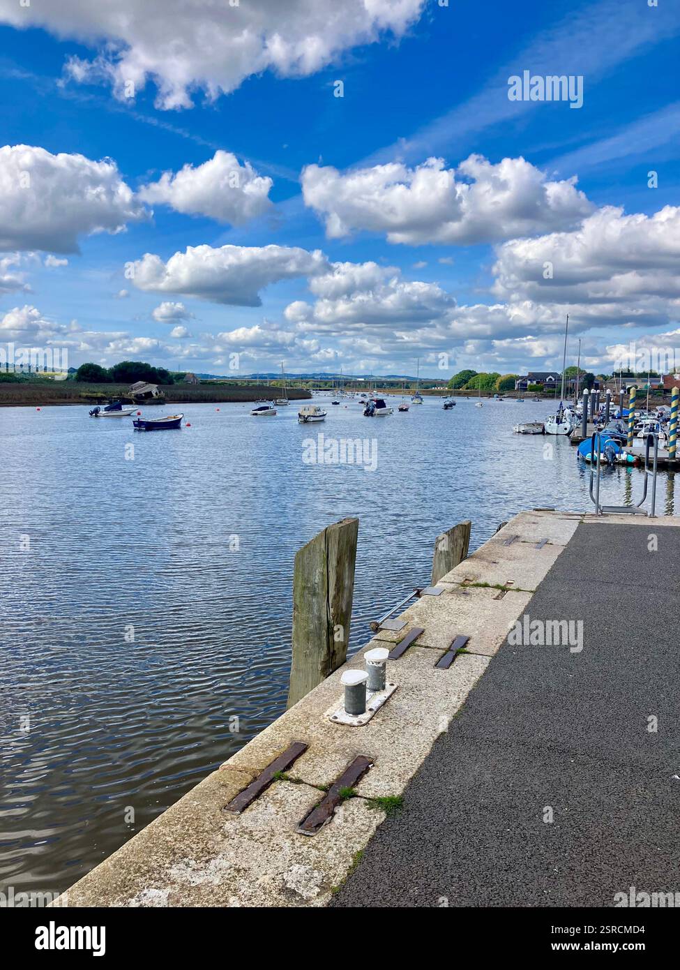 River Exe from the Quay in Topsham, Devon Stock Photo - Alamy