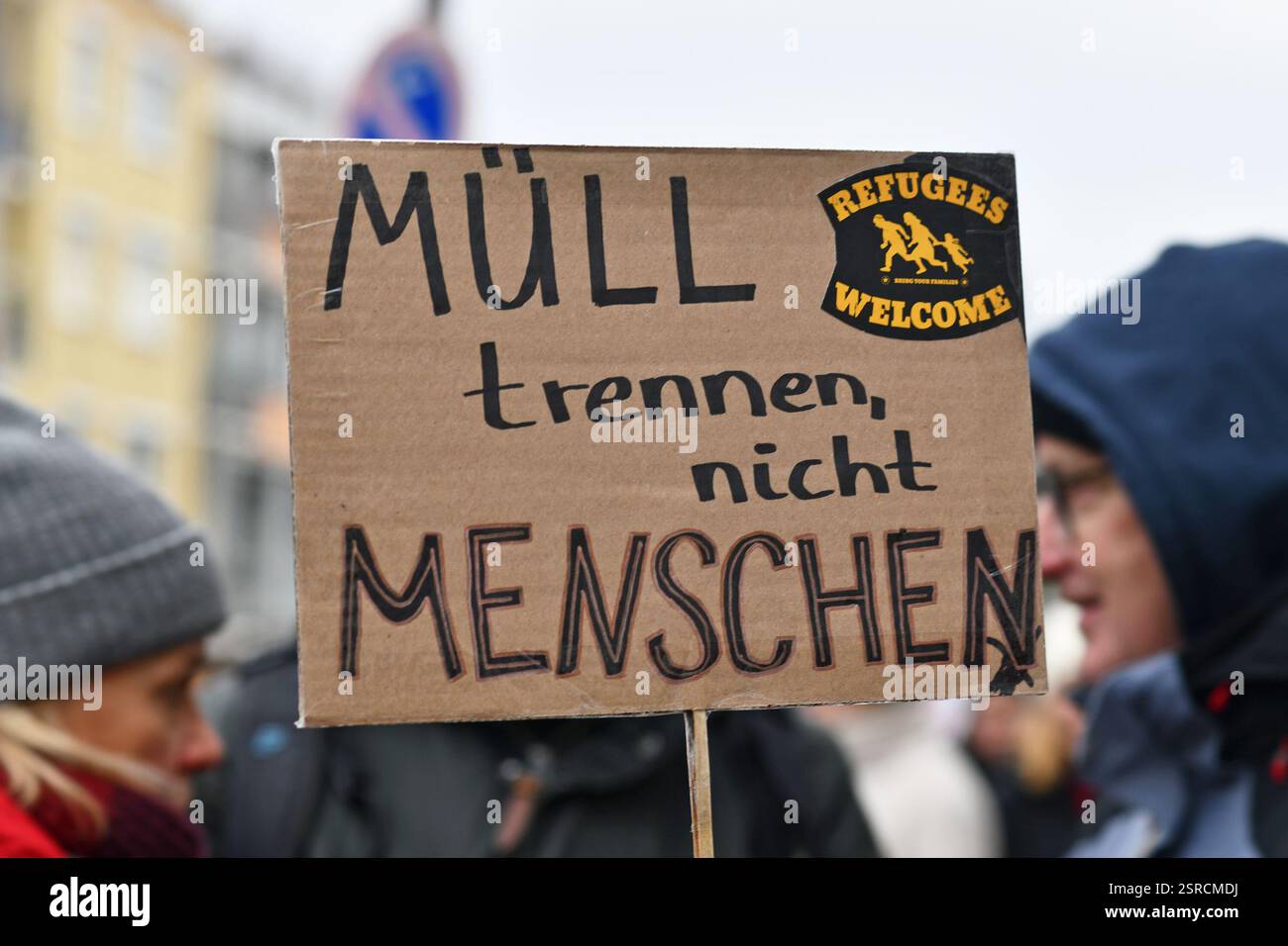 Heidelberg, Germany - February 12th 2025: Sign with text saying ...