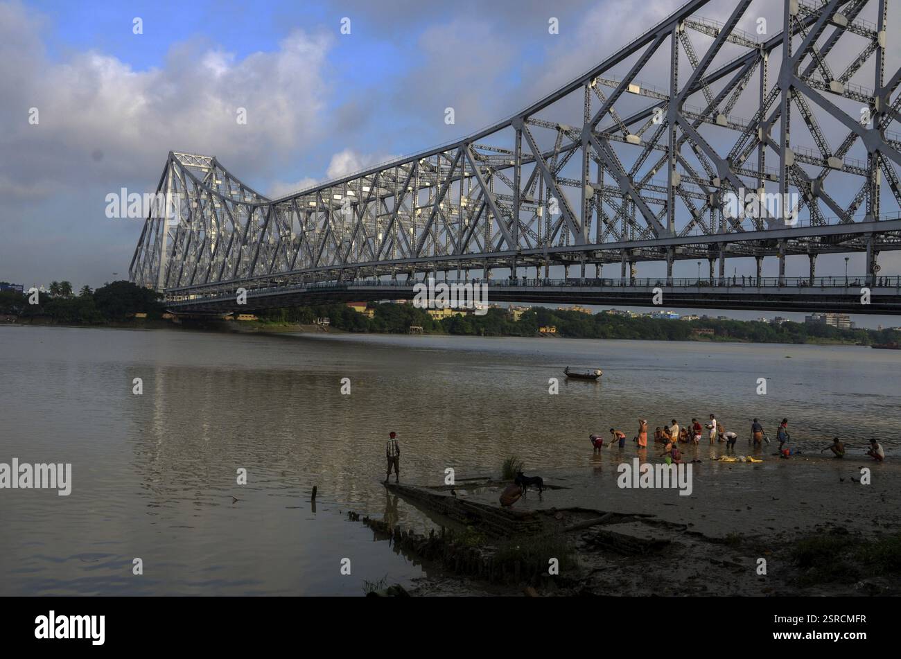 Howrah bridge, hooghly river, kolkata, west bengal, india, Asia Stock ...