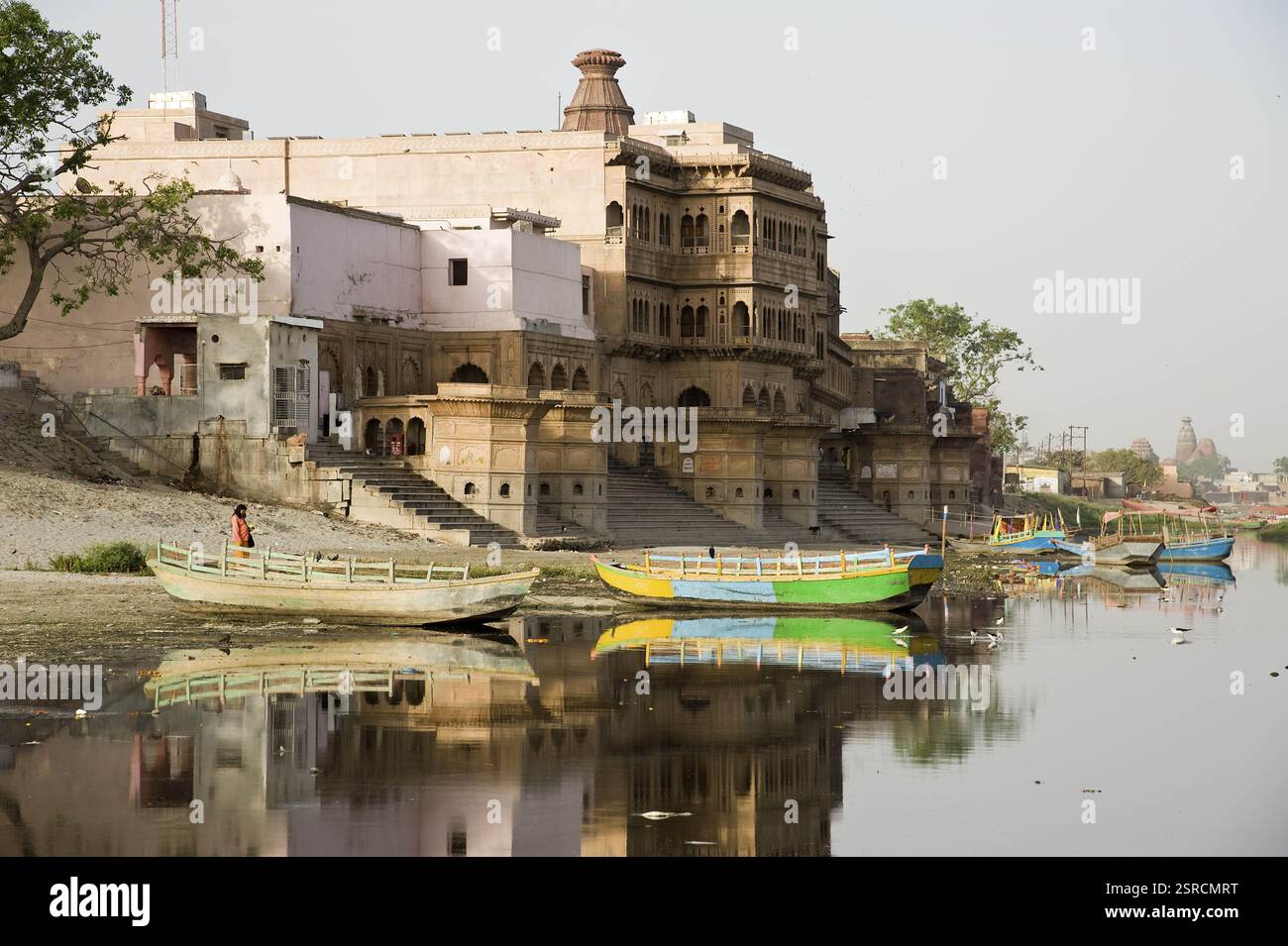 Ghats of vrindavan hi-res stock photography and images - Alamy