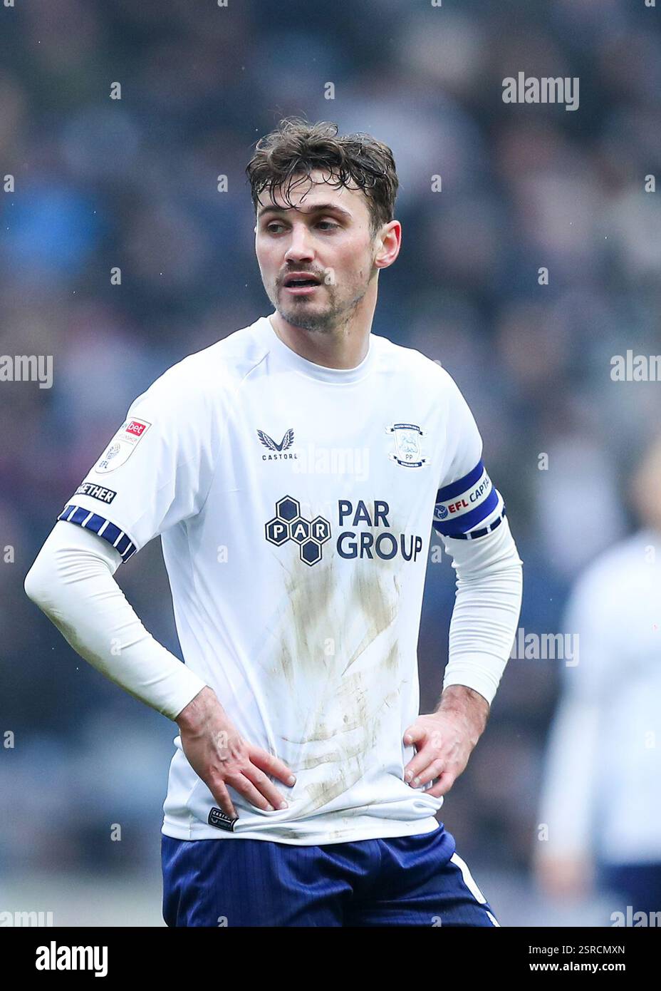 Preston, UK. 15th Feb, 2025. Ryan Ledson of Preston North End during ...