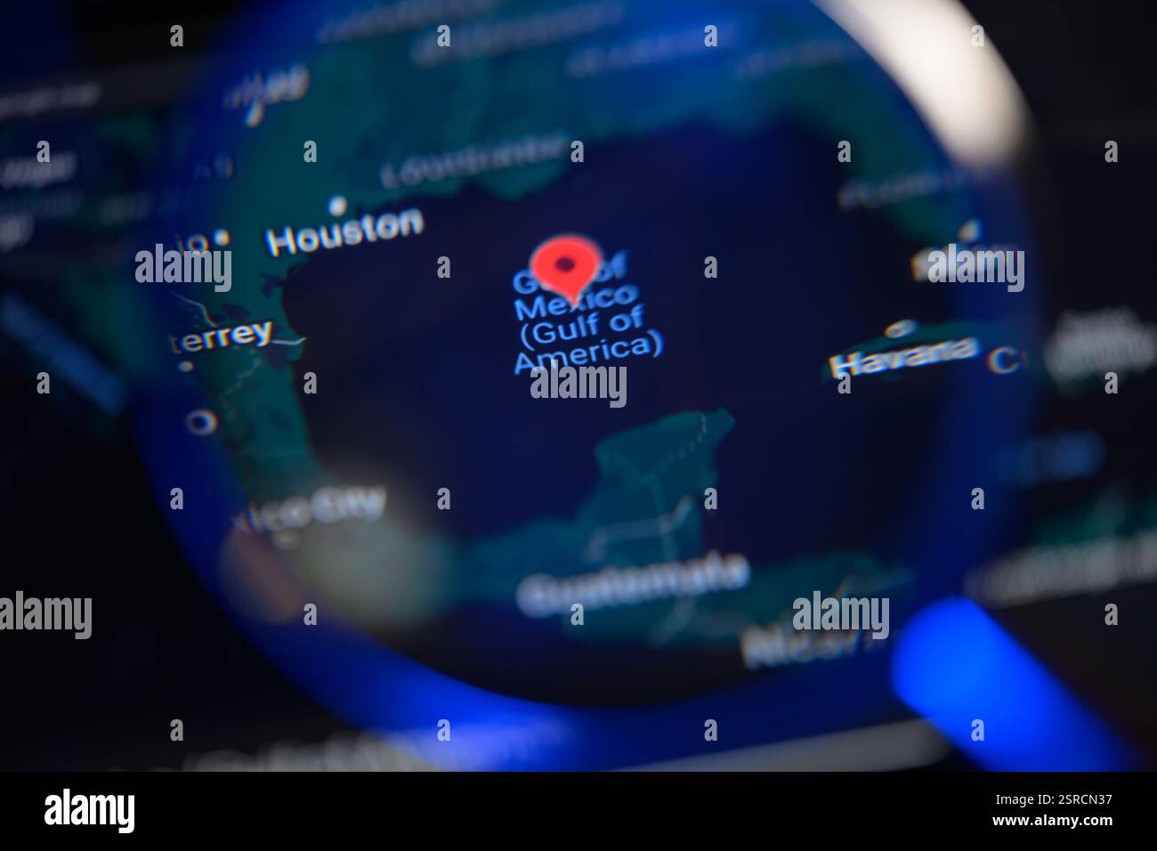 Brussels, Belgium. 15th Feb, 2025. The Gulf of Mexico new name into ...