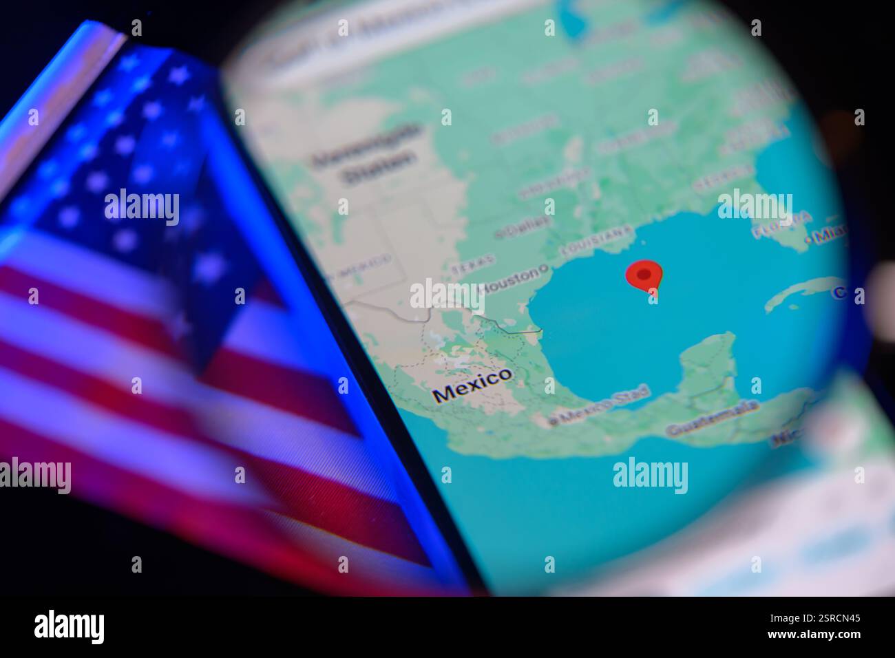 Brussels, Belgium. 15th Feb, 2025. The Gulf of Mexico new name into ...