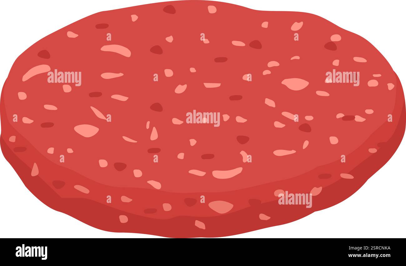 Close up raw beef cutlet Stock Vector Images - Alamy