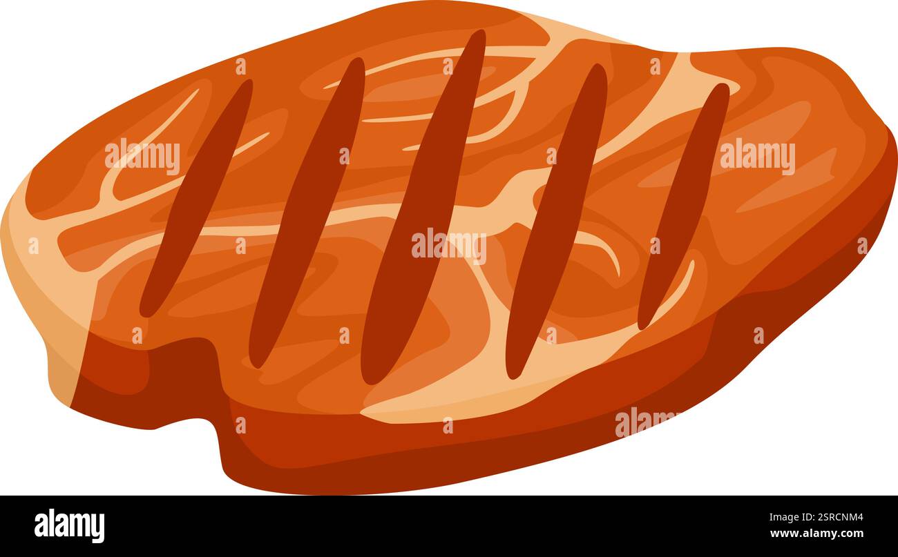 Grilled pork chop meat showcasing enticing grill marks, perfectly ...