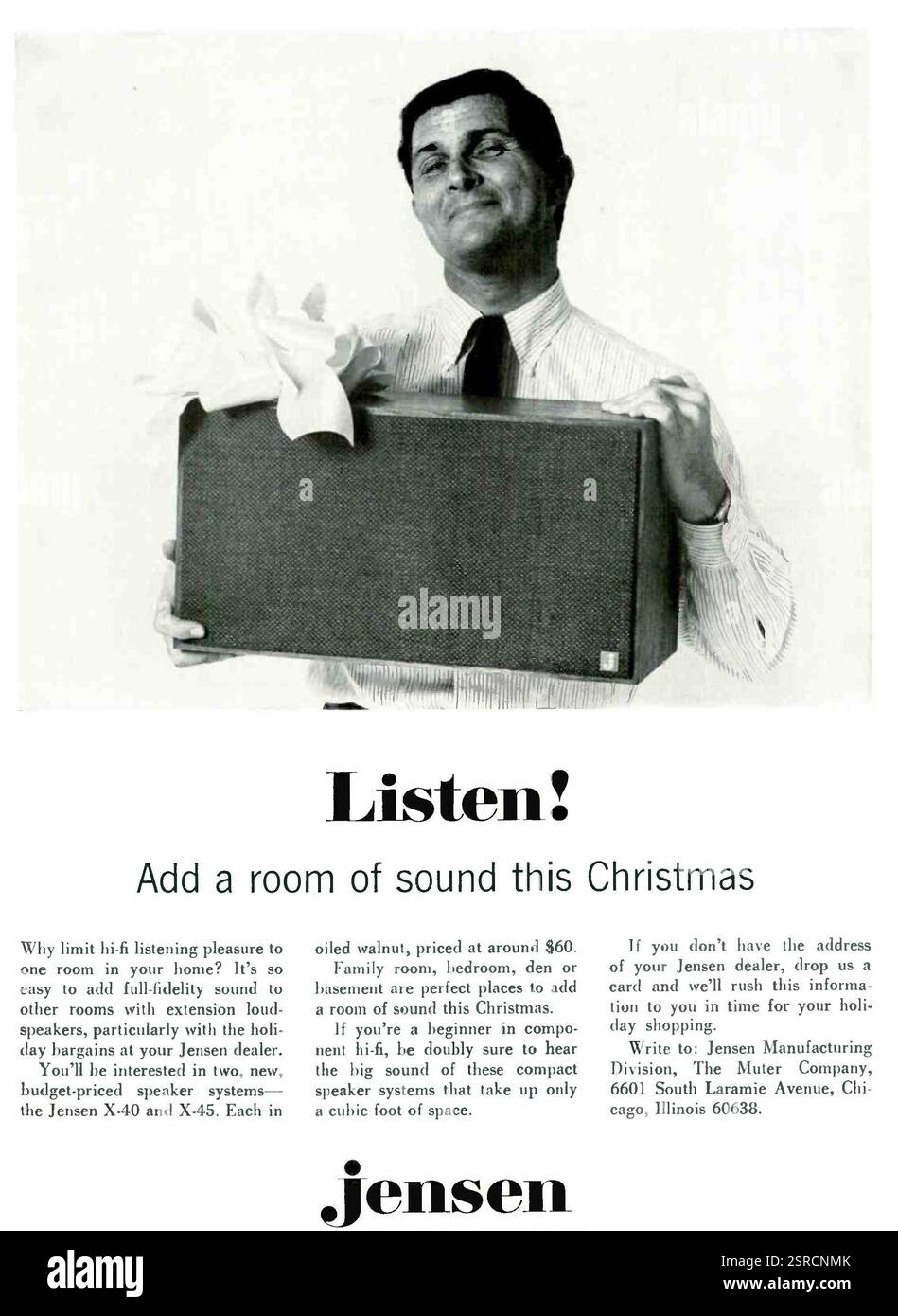 1967 US Jensen speakers ad Stock Photo - Alamy