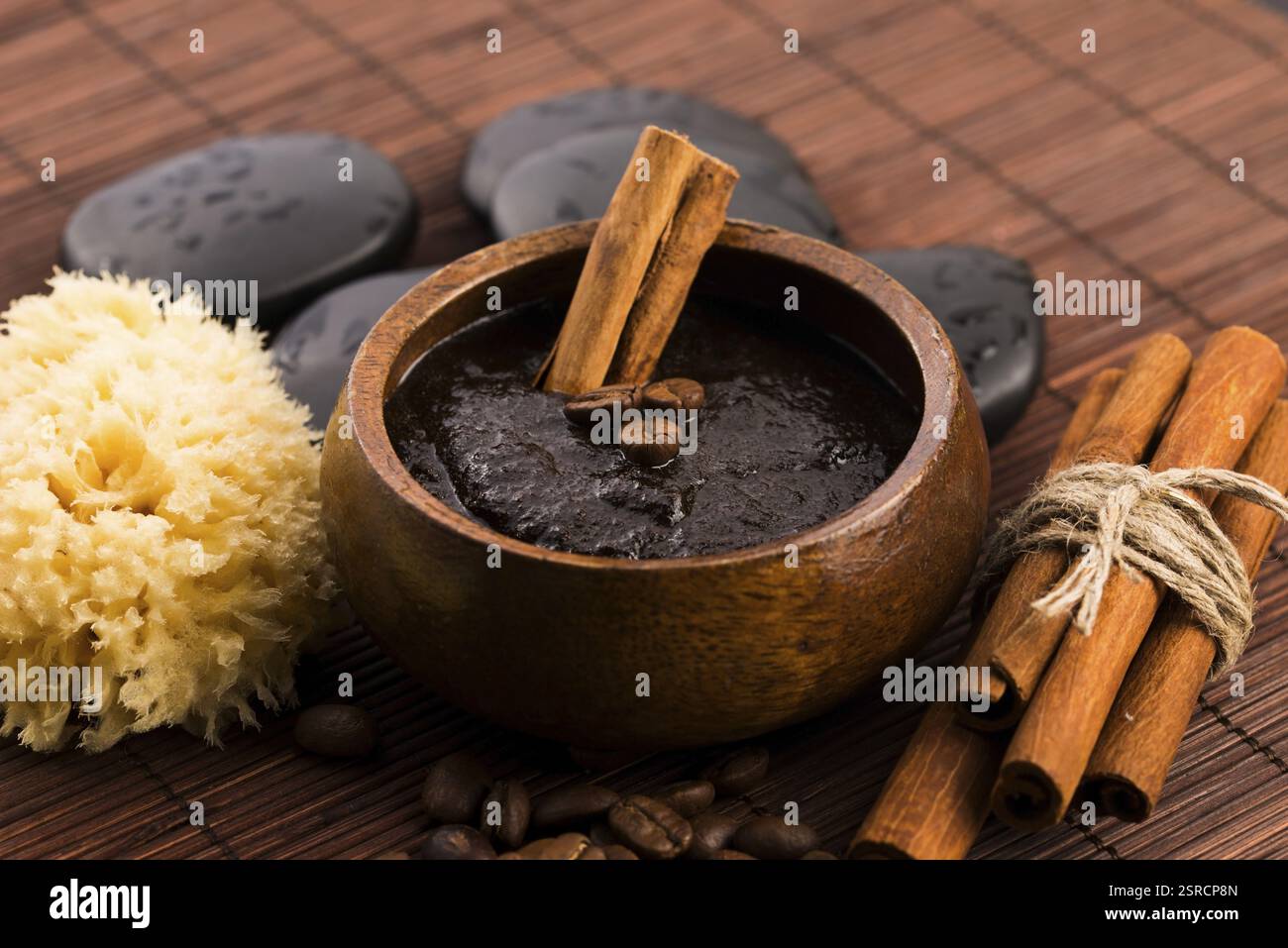 Homemade face and body organic all natural coffee scrub (peeling) with ...