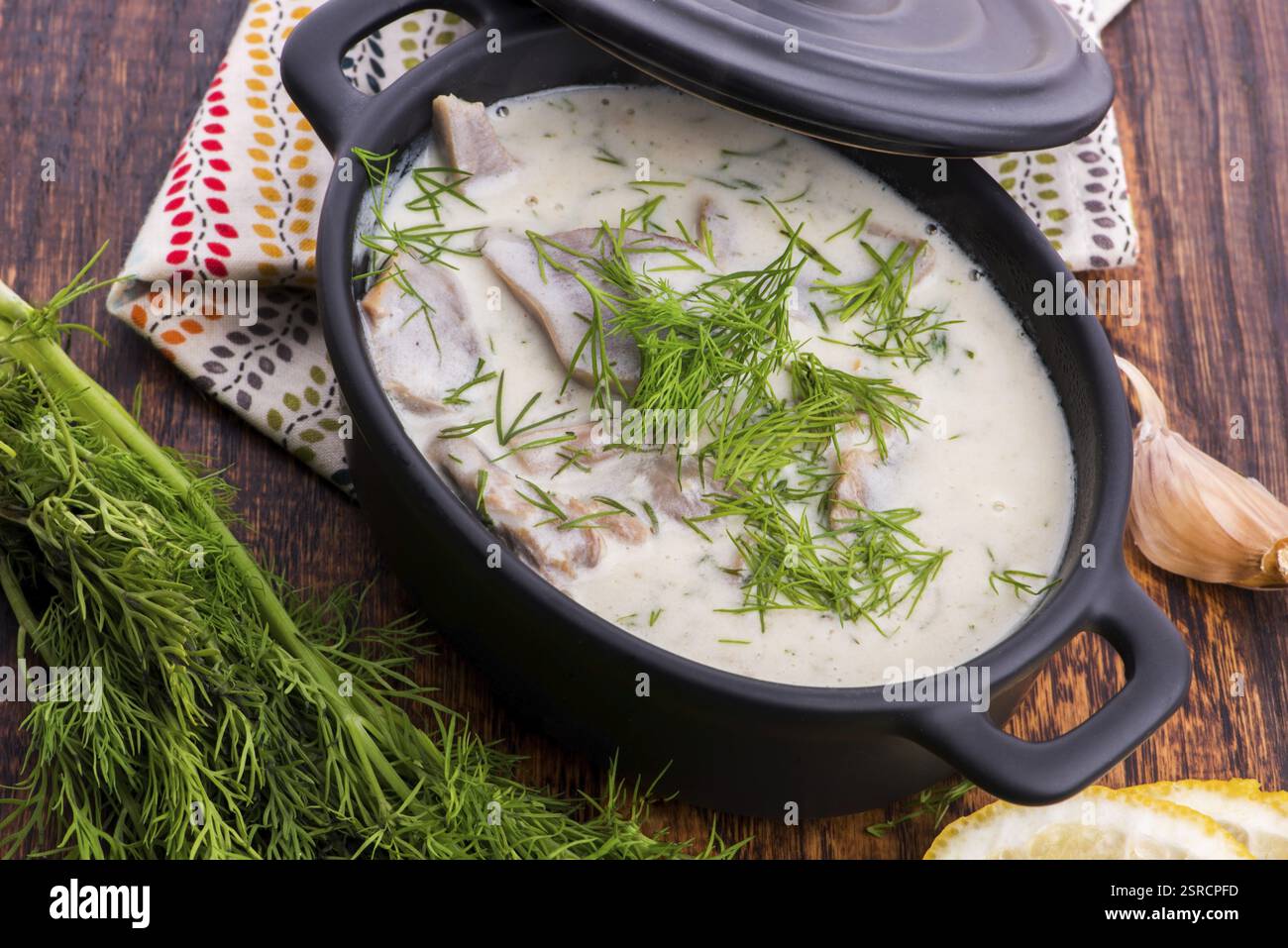 Turkish traditional tripe soup, iskembe corbasi and offal soup Stock ...