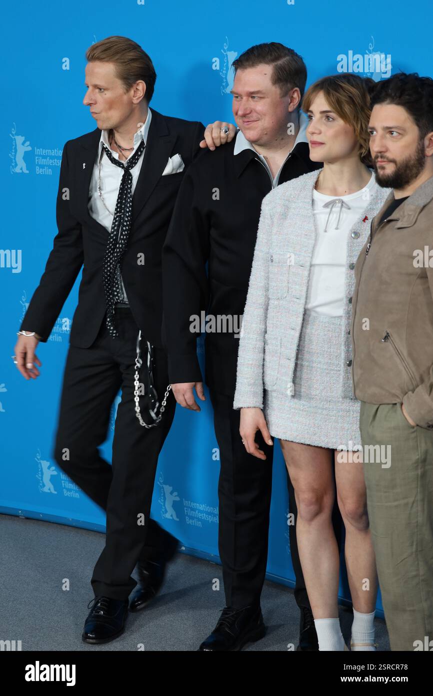 Berlin, Germany, 15th February 2025, Alexander Scheer, Michael Chernus ...