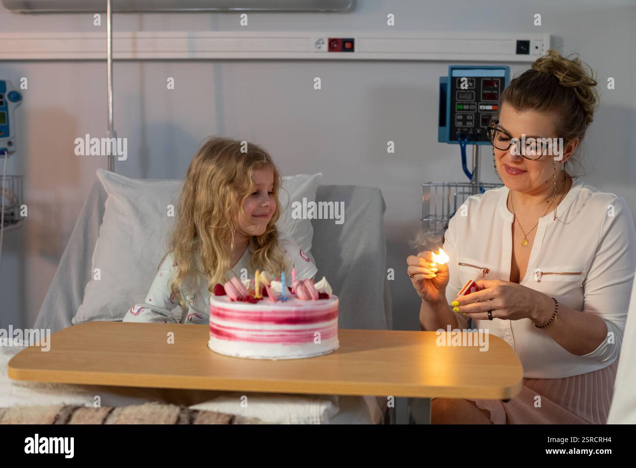 A joyful celebration in the hospital featuring a delightful birthday ...