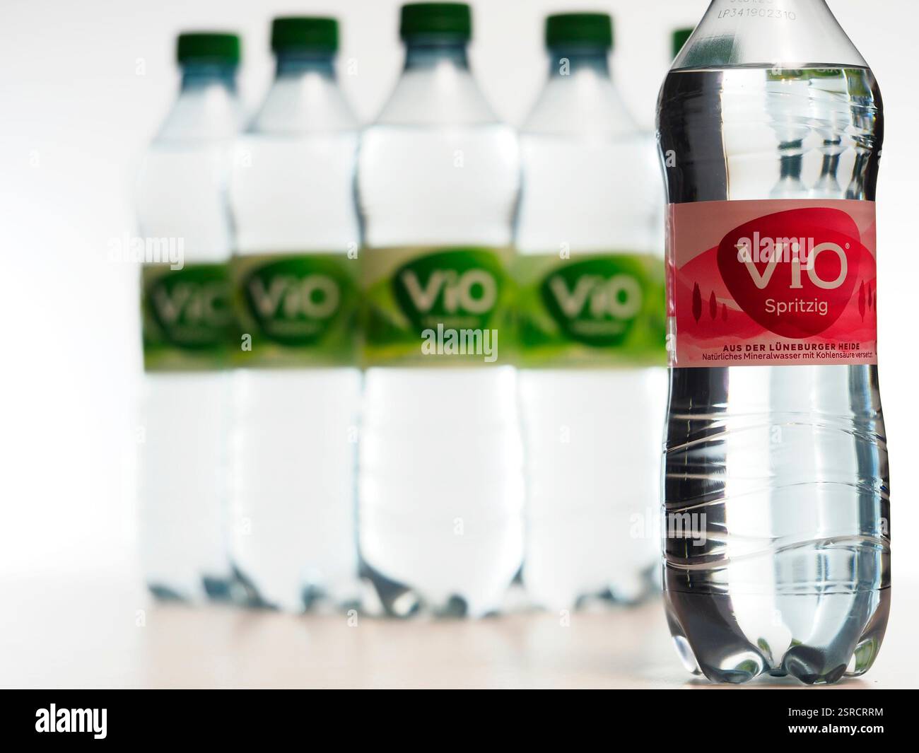 Germany - February 15, 2024: In this photo illustration, Bottles of ...