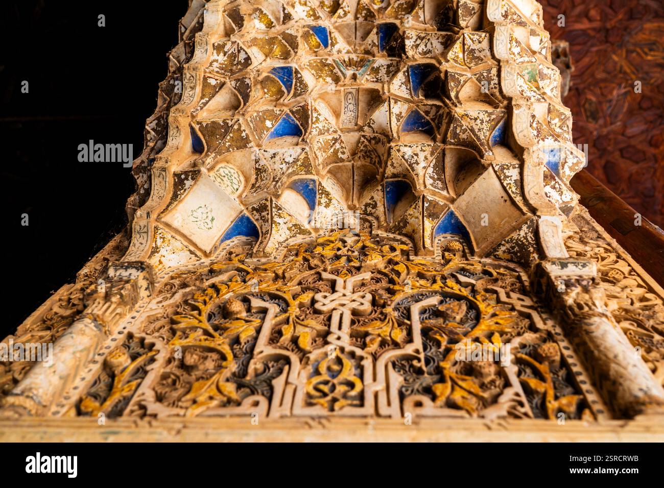 Ornate Muqarnas and Stucco Detailing from Alhambra, Granada – A ...